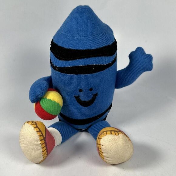 Crayola | Toys | 99s Binney Andsmith Crayola Crayon Blue Beanbag Plush ...